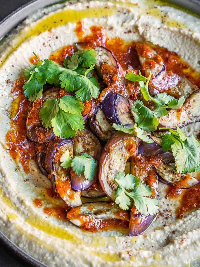 Caramelized Eggplant Hummus - Urban Farm and Kitchen