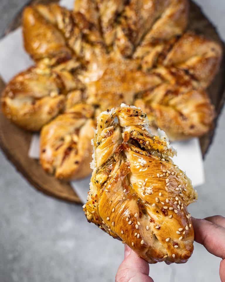 Star Bread with Cheese and Herbs - Urban Farm and Kitchen