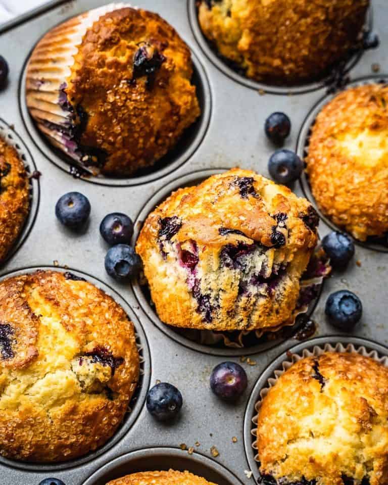 Blueberry Buttermilk Muffins - Urban Farm and Kitchen