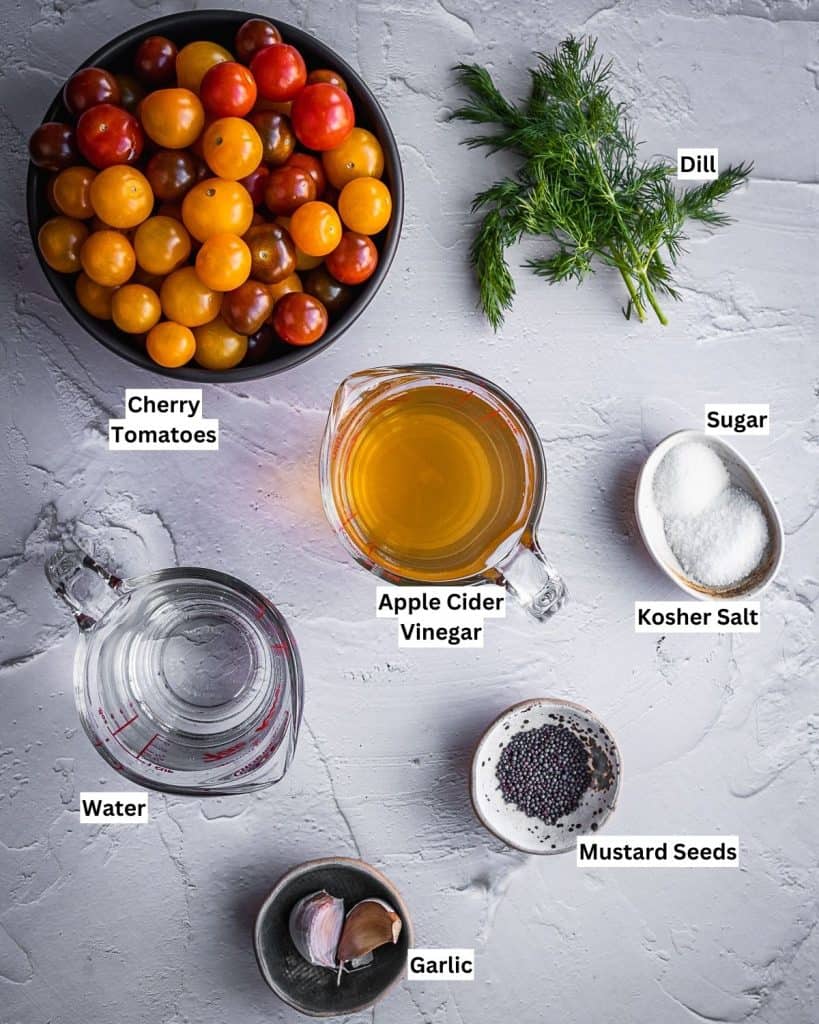 Pickled Cherry Tomatoes - Urban Farm and Kitchen