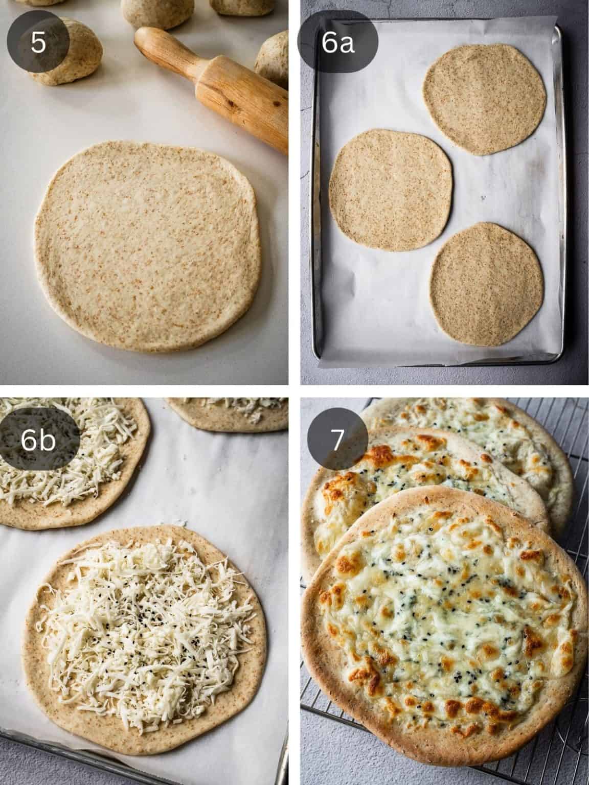 Cheese Manakish (Levantine Flatbread) - Urban Farm and Kitchen