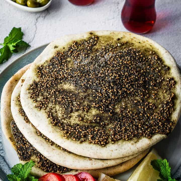 Manakish (Za’atar Flatbread) - Urban Farm and Kitchen