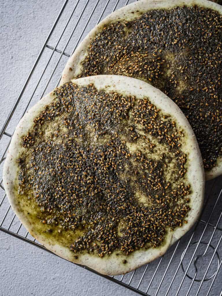 Manakish (Za’atar Flatbread) - Urban Farm and Kitchen