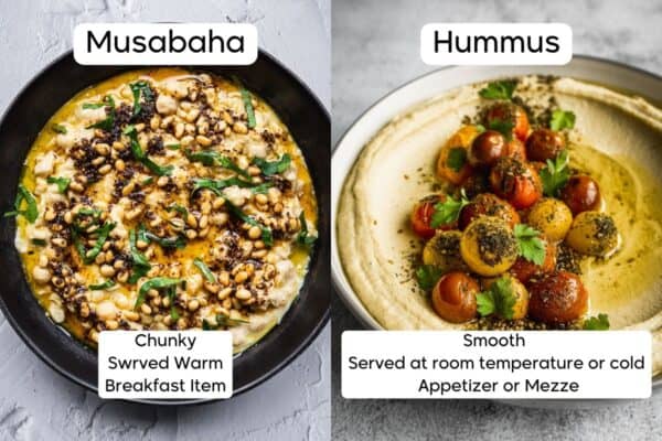 Musabaha (Creamy Warm Chickpeas with Tahini) - Urban Farm and Kitchen