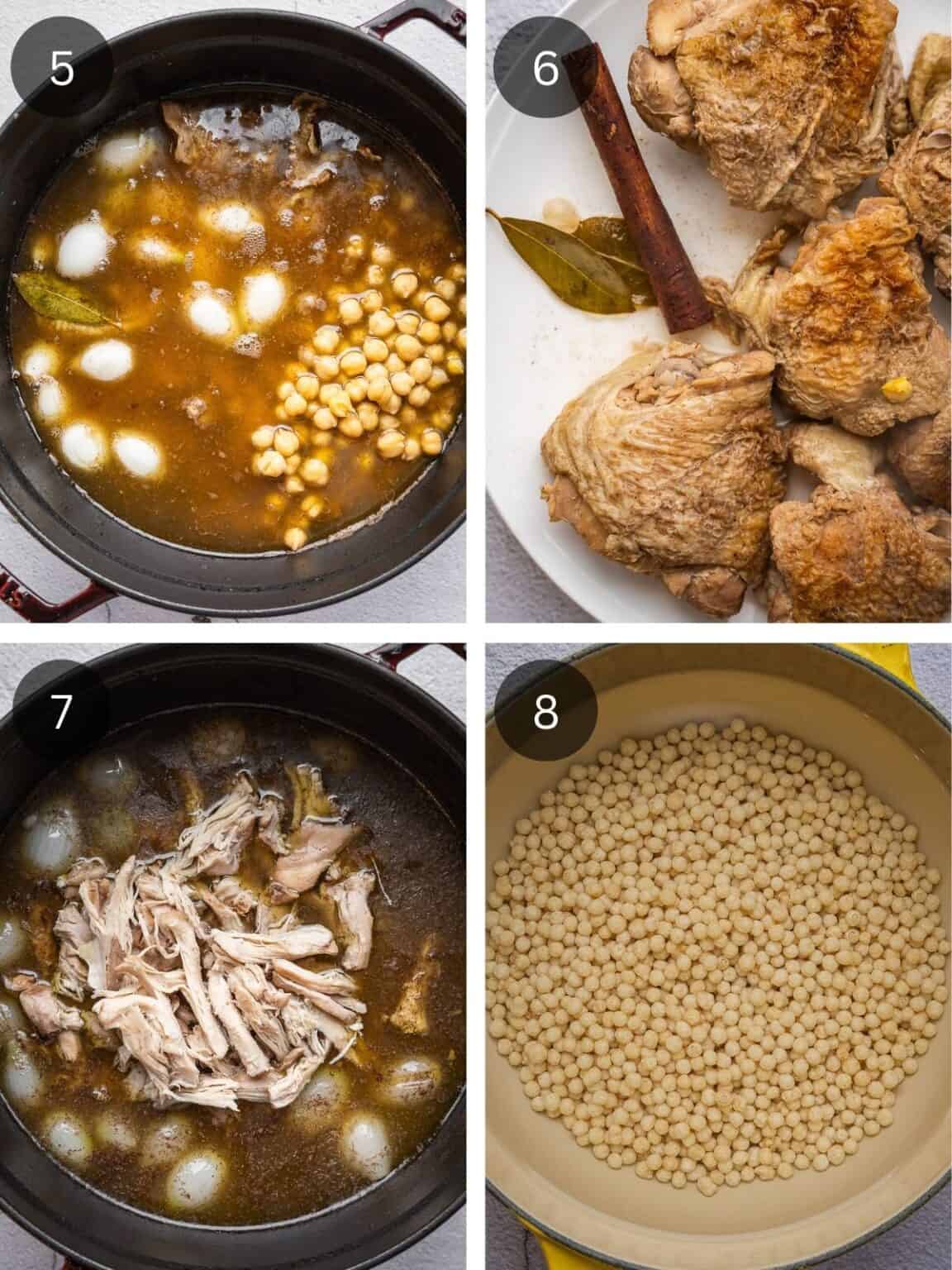 Moghrabieh (Lebanese Pearl Couscous and Chicken Stew) - Urban Farm and ...