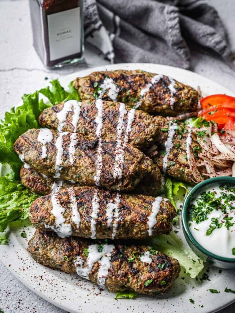 Beef Kofta (Spiced Ground Beef Kebabs) - Urban Farm and Kitchen