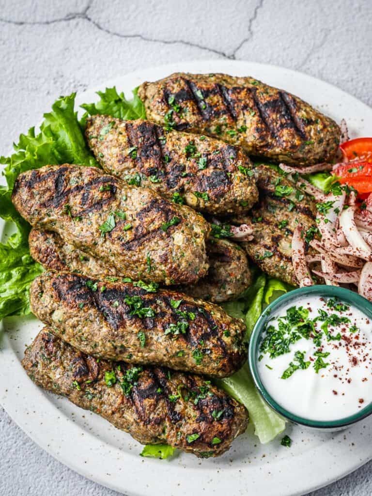 Beef Kofta (Spiced Ground Beef Kebabs) - Urban Farm and Kitchen