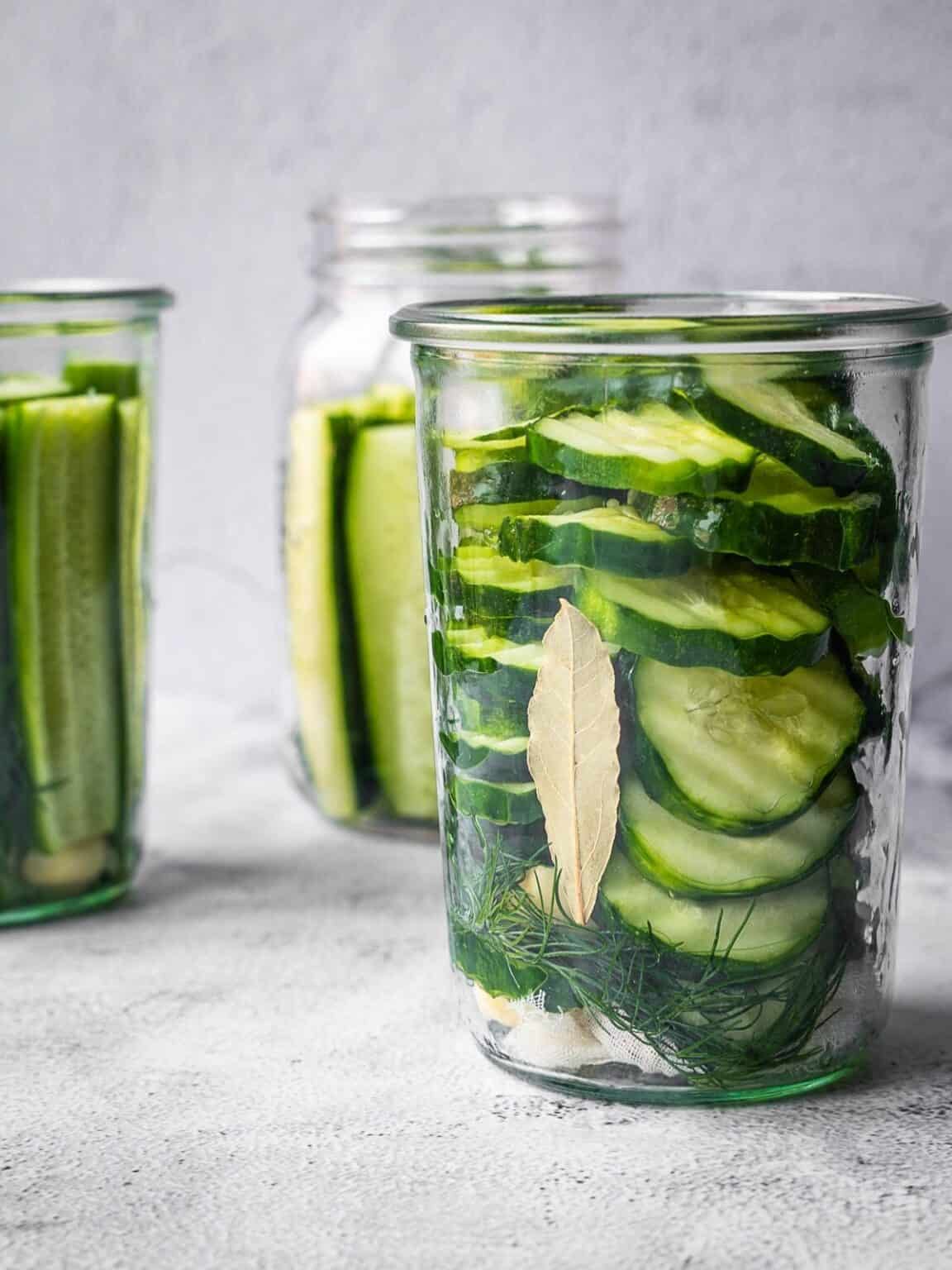 Homemade Fermented Cucumbers (Dill Pickles) - Urban Farm and Kitchen