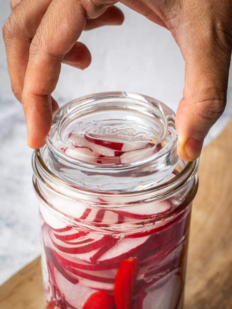 Fermented Radishes (Lacto-fermented radish slices) - Urban Farm and Kitchen