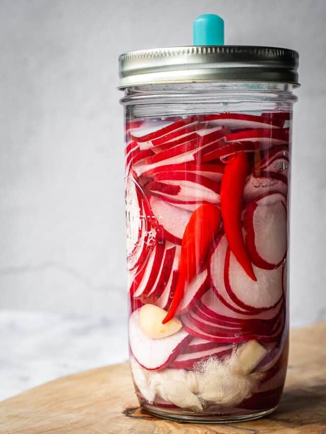 Fermented Radishes (Lacto-fermented radish slices) - Urban Farm and Kitchen