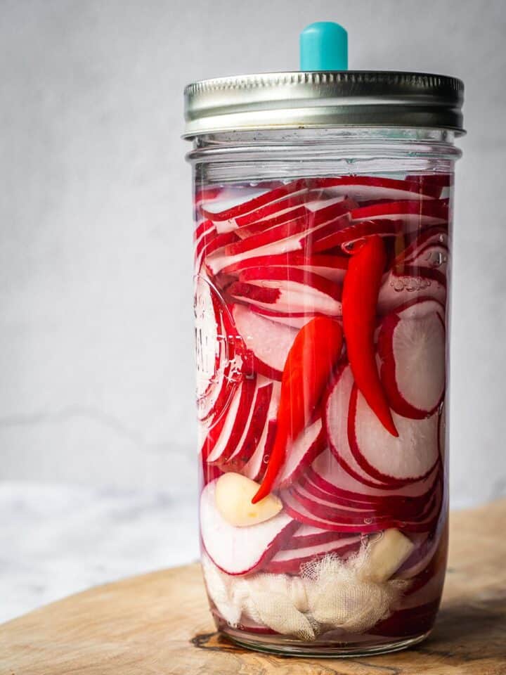 Fermented Radishes (Lacto-fermented radish slices) - Urban Farm and Kitchen