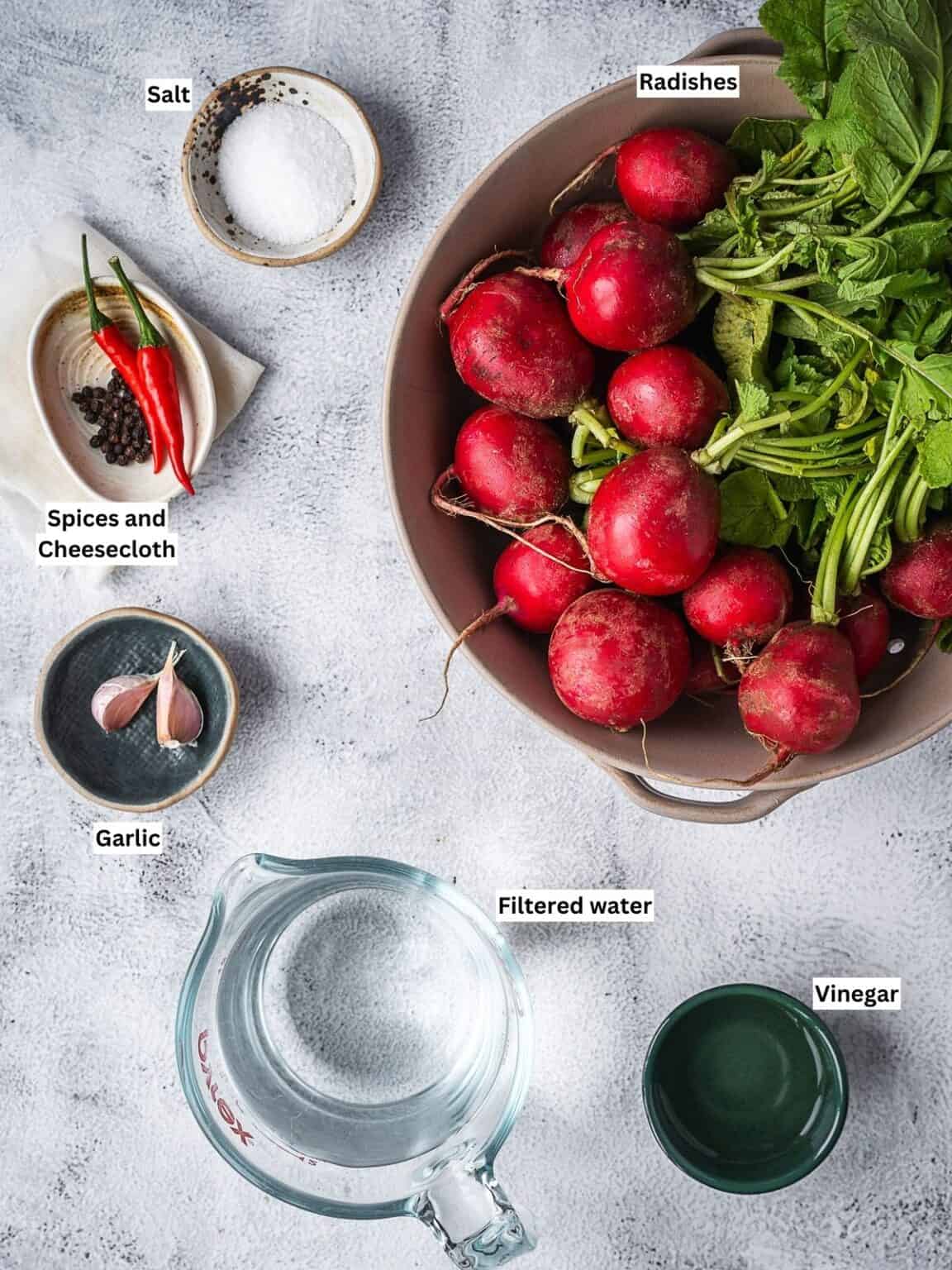 Fermented Radishes (Lacto-fermented radish slices) - Urban Farm and Kitchen