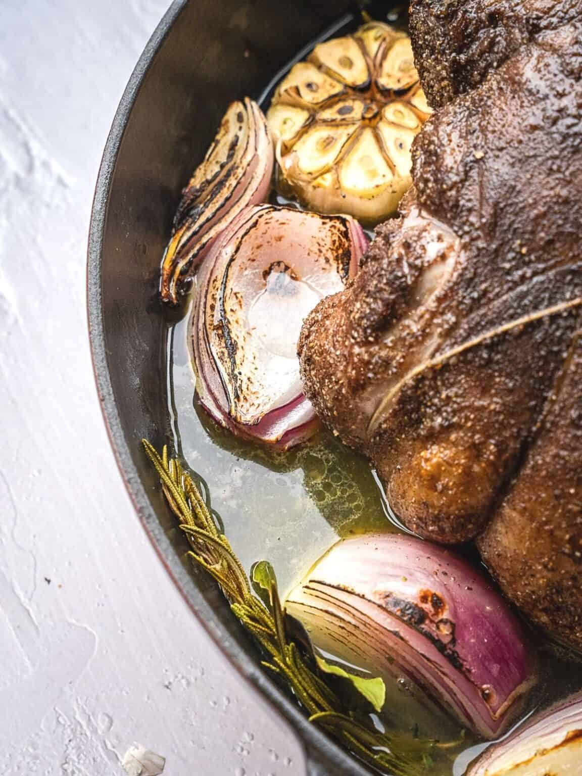Pulled Lamb (Middle Eastern Slow Cooked Lamb) - Urban Farm and Kitchen