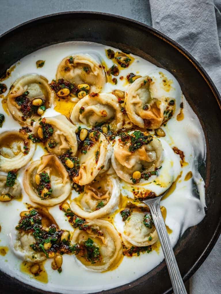 Shish Barak (Meat Dumplings in Yogurt Sauce) - Urban Farm and Kitchen