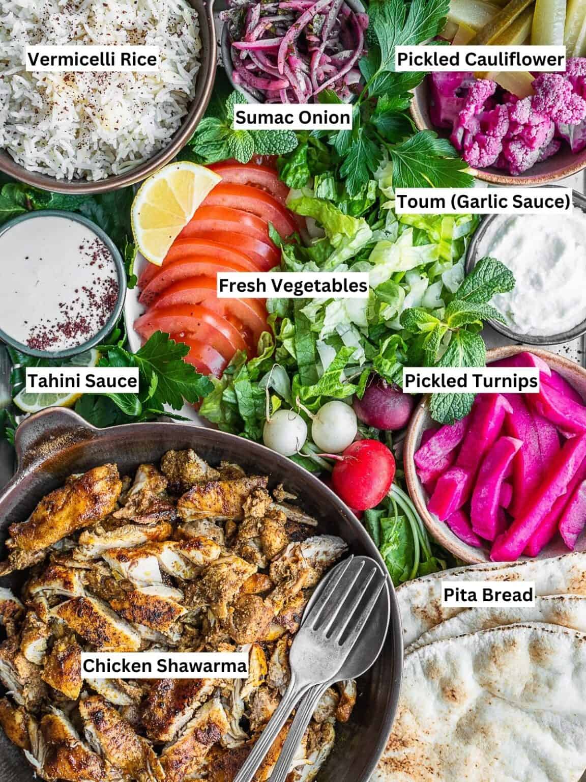 Homemade Lebanese Chicken Shawarma Recipe (Wrap or Bowl) - Urban Farm ...