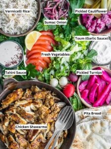 Homemade Lebanese Chicken Shawarma Recipe (Wrap or Bowl) - Urban Farm ...