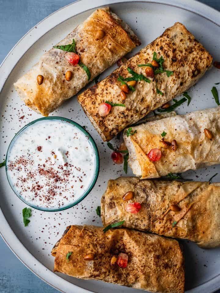 Musakhan Rolls (Crispy Palestinian Sumac Chicken) - Urban Farm and Kitchen