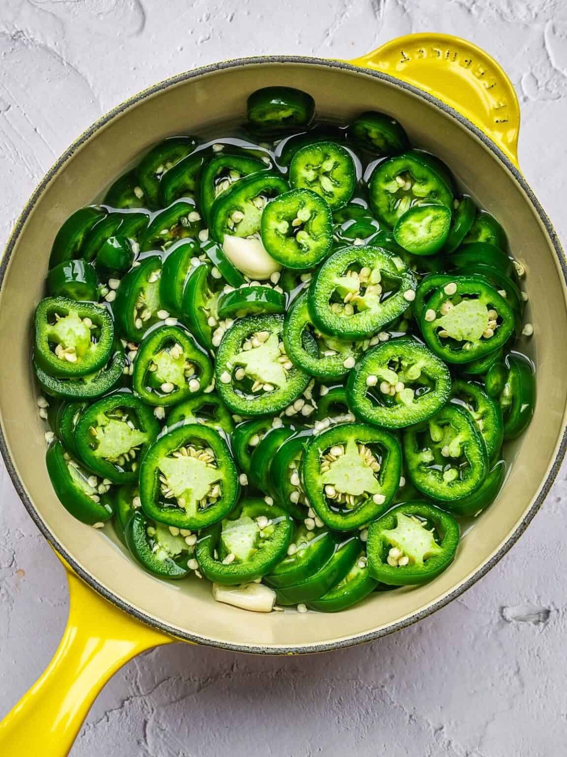 10-Minute Quick Pickled Jalapenos - Urban Farm and Kitchen