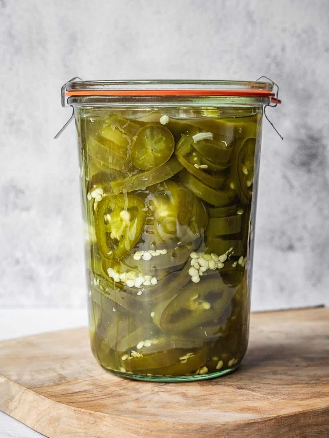 10-Minute Quick Pickled Jalapenos - Urban Farm and Kitchen