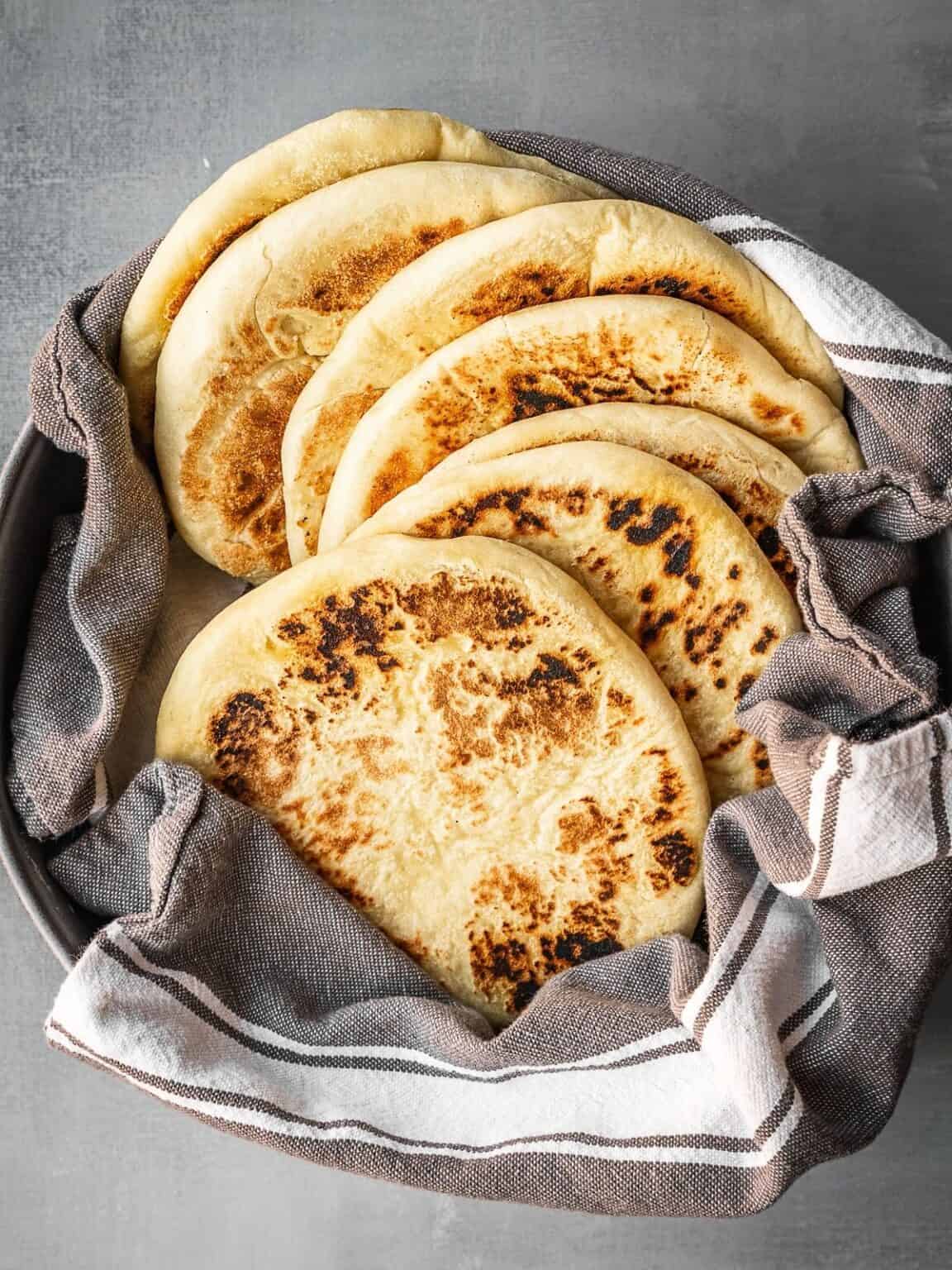 Homemade Greek Pita Bread Recipe - Urban Farm and Kitchen
