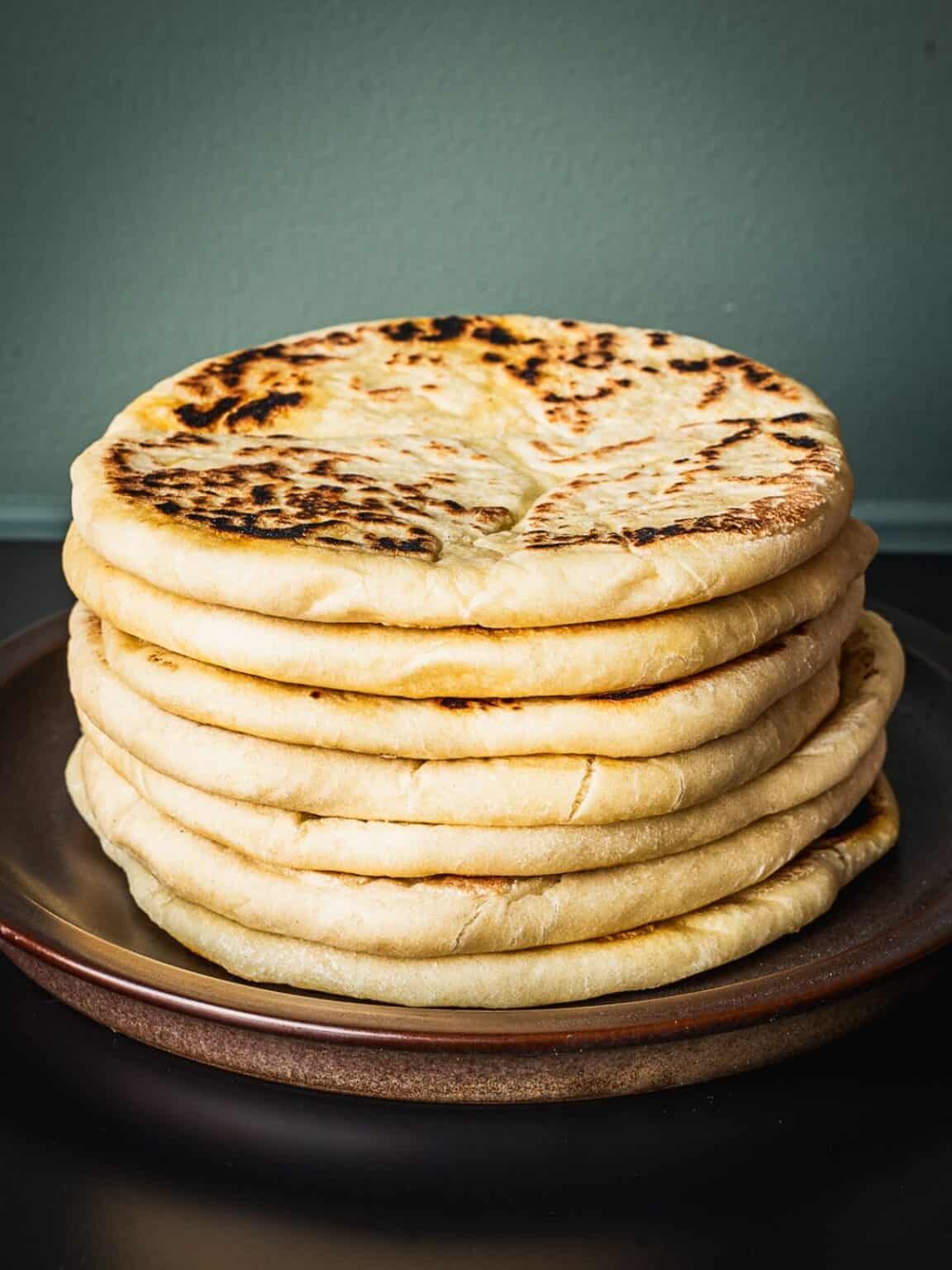 Homemade Greek Pita Bread Recipe - Urban Farm and Kitchen