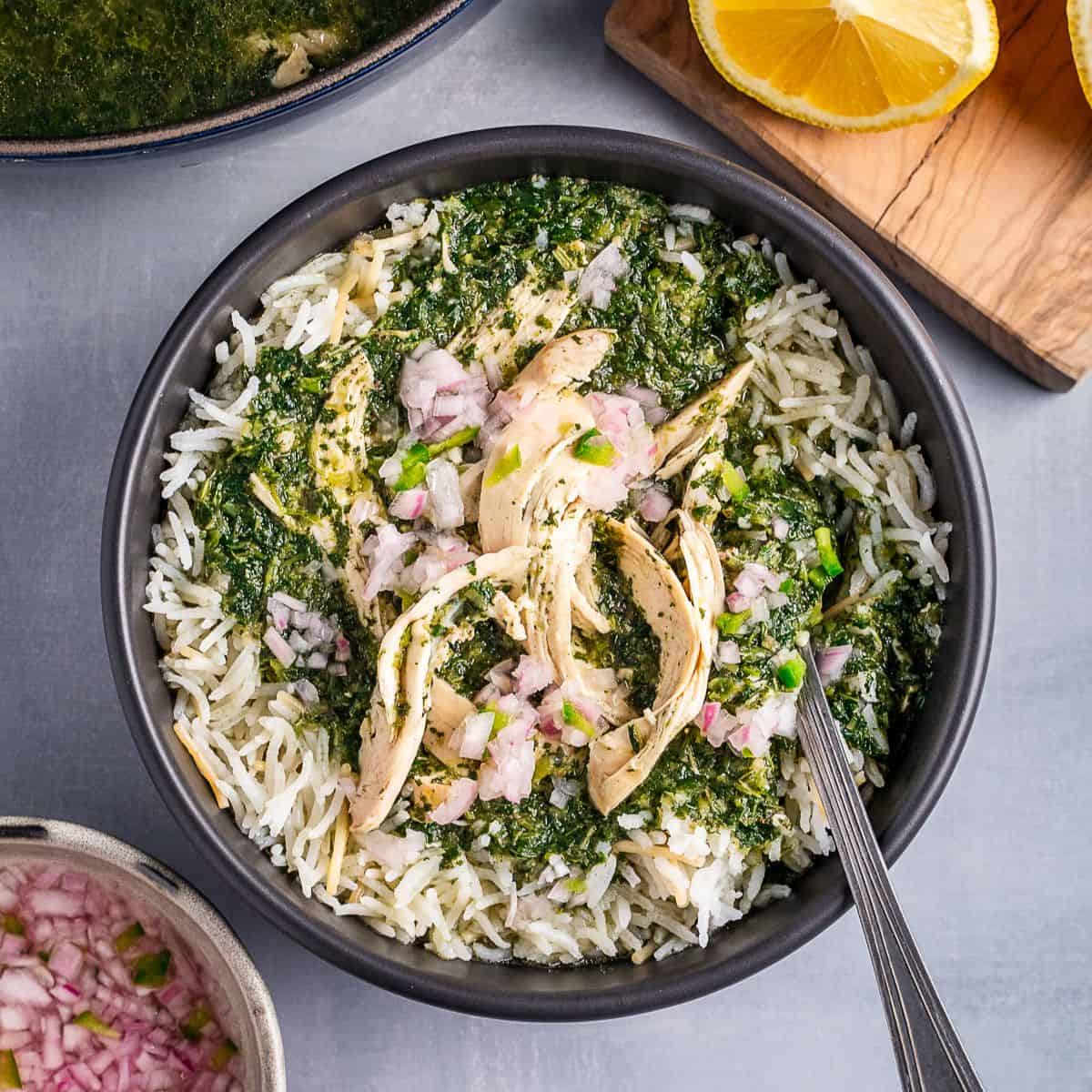 Molokhia (Egyptian Chicken and Jute Stew Recipe) - Urban Farm and Kitchen