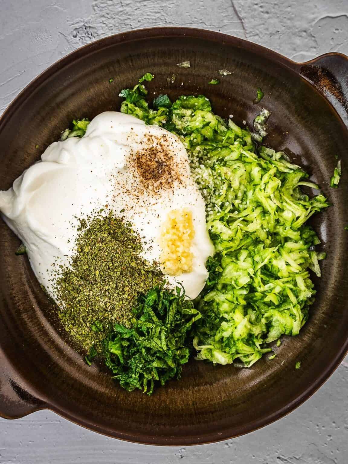 Cacik (Turkish Cucumber Yogurt Dip Recipe) - Urban Farm and Kitchen