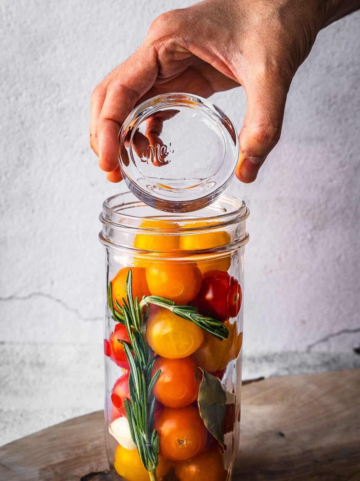 Fermented Tomatoes (How to Ferment Cherry Tomatoes) - Urban Farm and ...