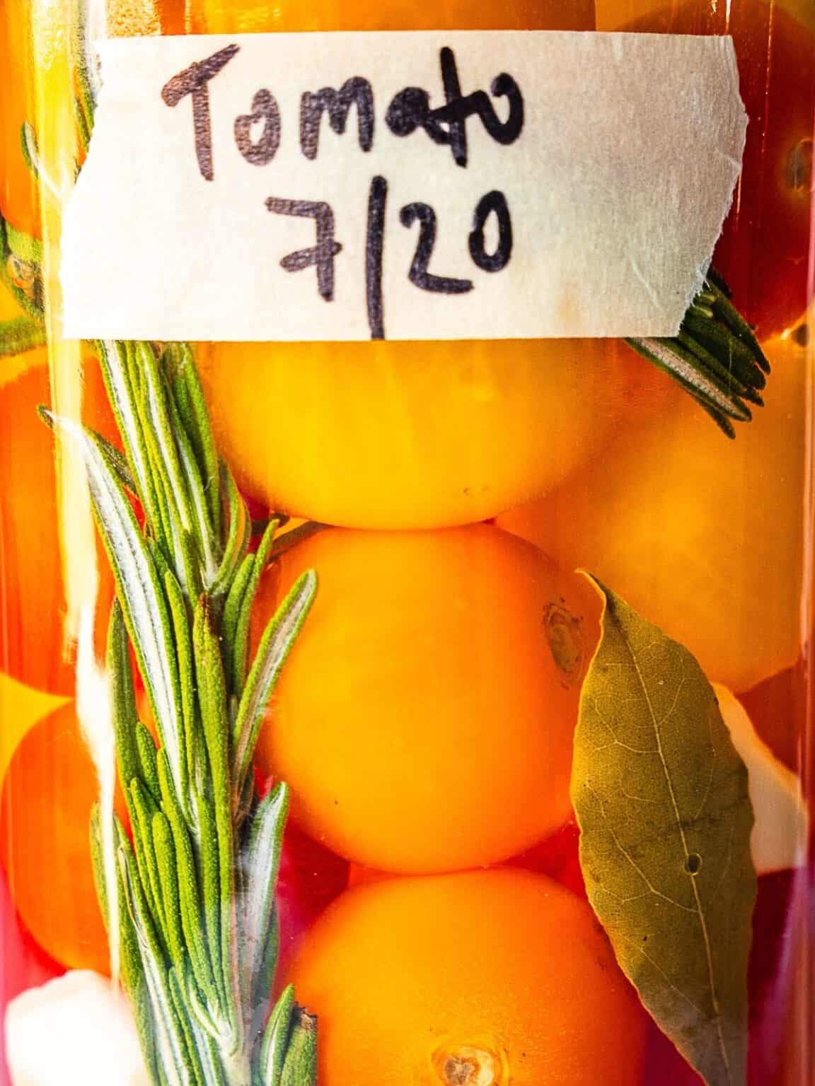 Fermented Tomatoes (How to Ferment Cherry Tomatoes) - Urban Farm and ...