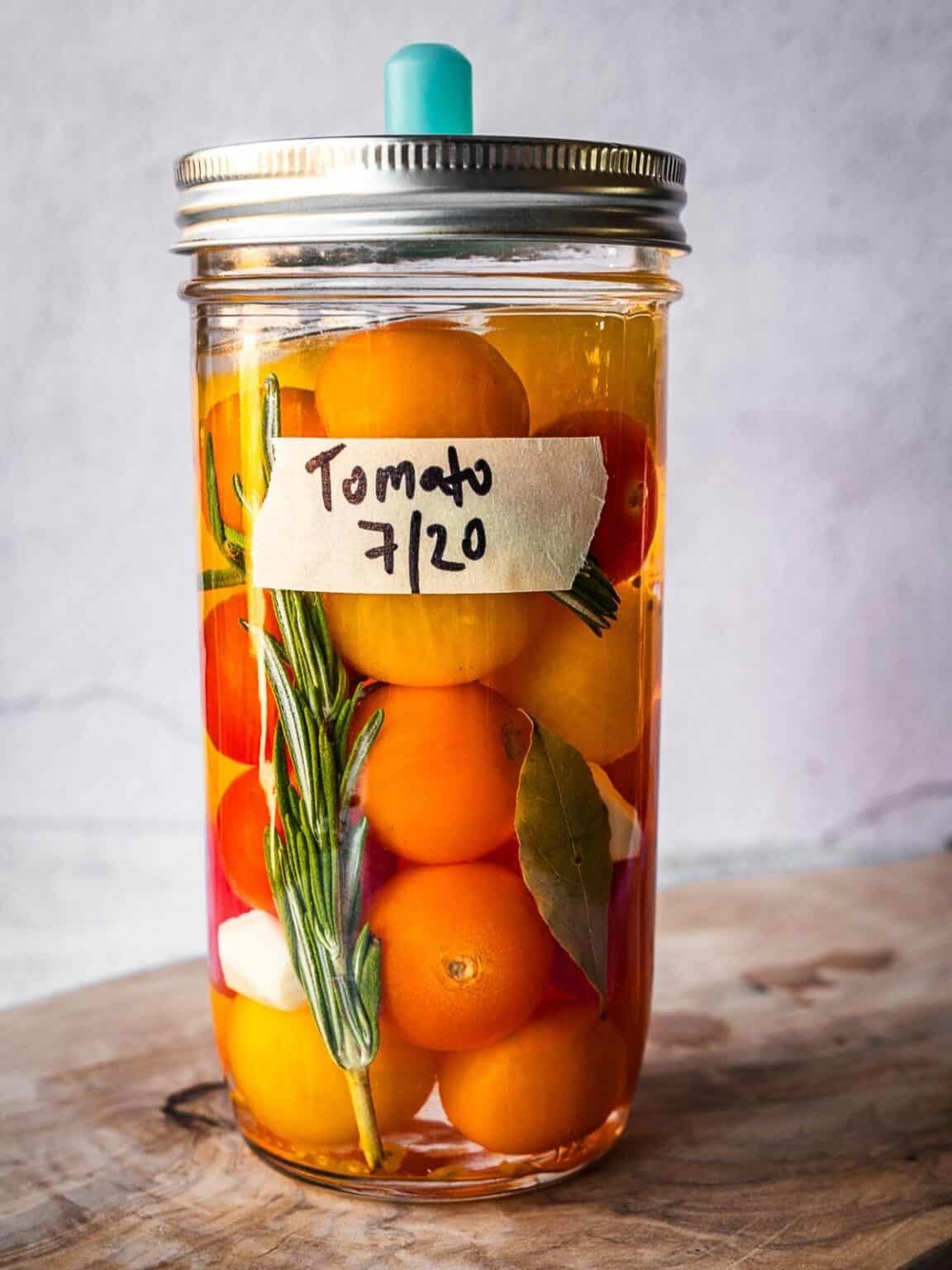 Fermented Tomatoes (How to Ferment Cherry Tomatoes) - Urban Farm and ...