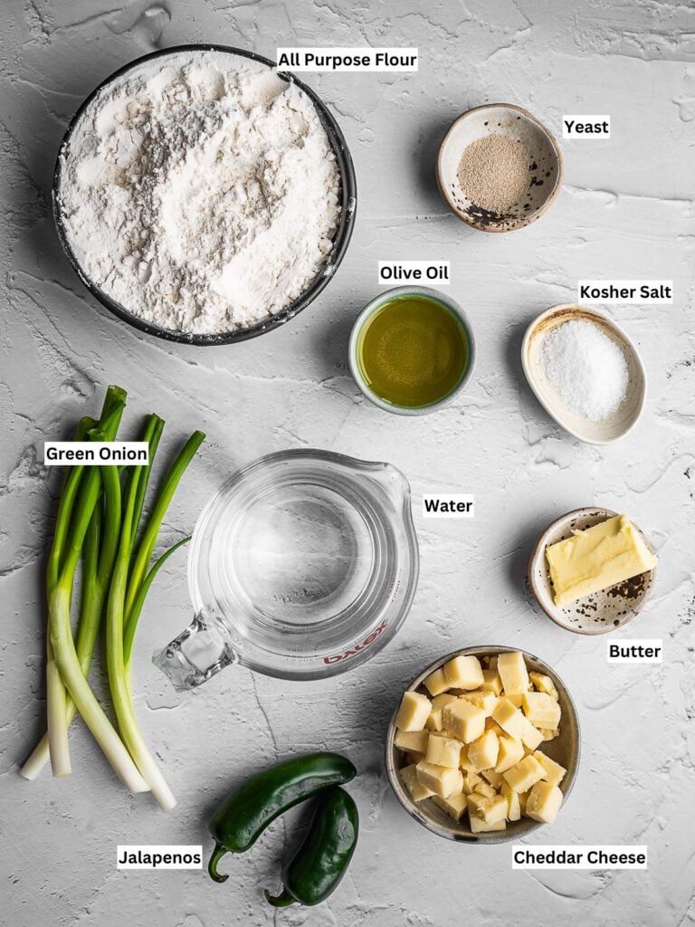 Jalapeno Cheddar Focaccia (Easy No Knead Bread Recipe) - Urban Farm and Kitchen