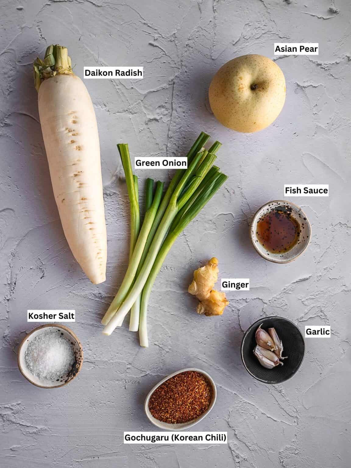 Korean Radish Kimchi (Easy and Quick Kkakdugi Recipe) - Urban Farm and ...