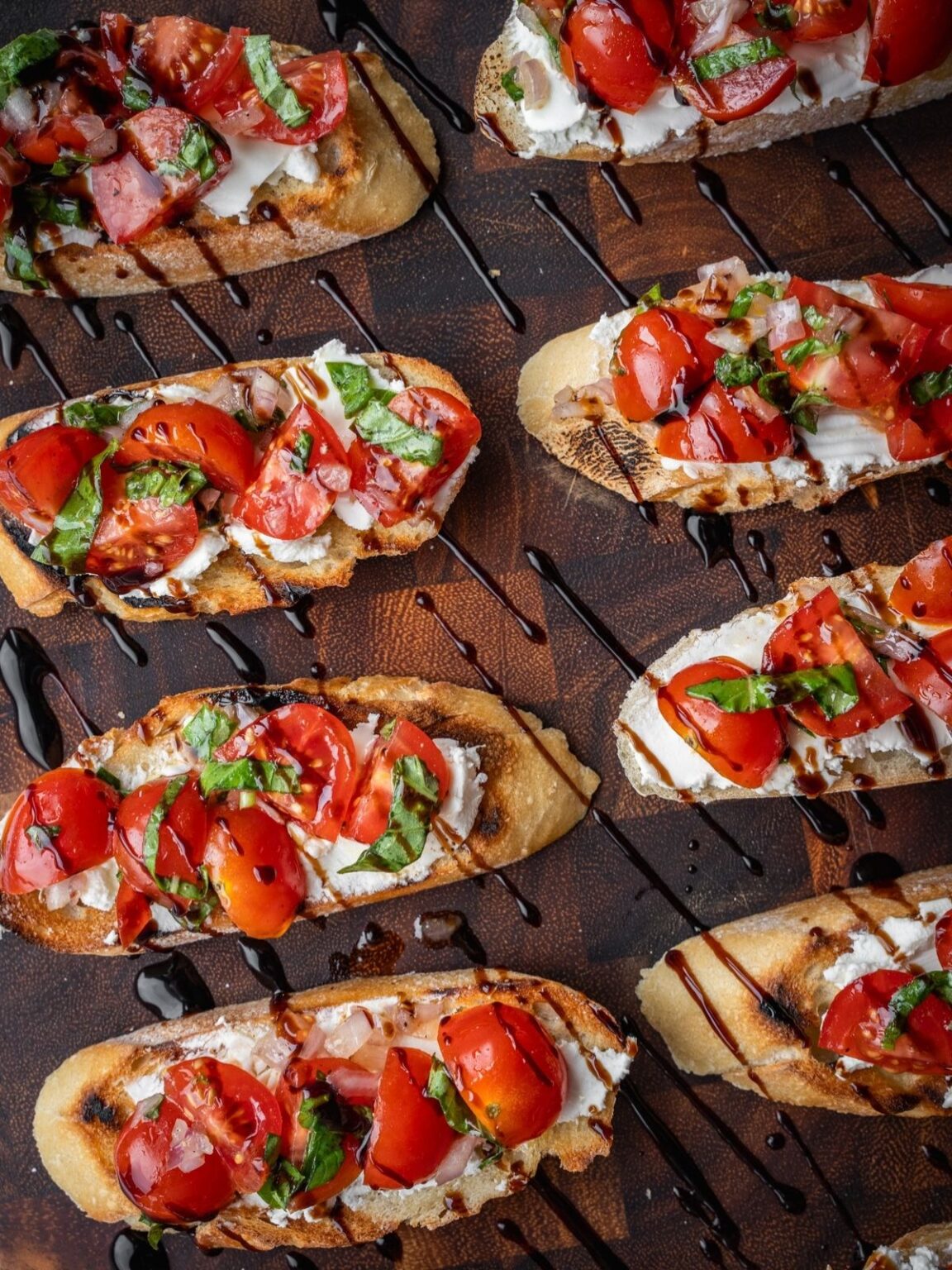 Goat Cheese Bruschetta Recipe (with Tomato and Basil) - Urban Farm and ...