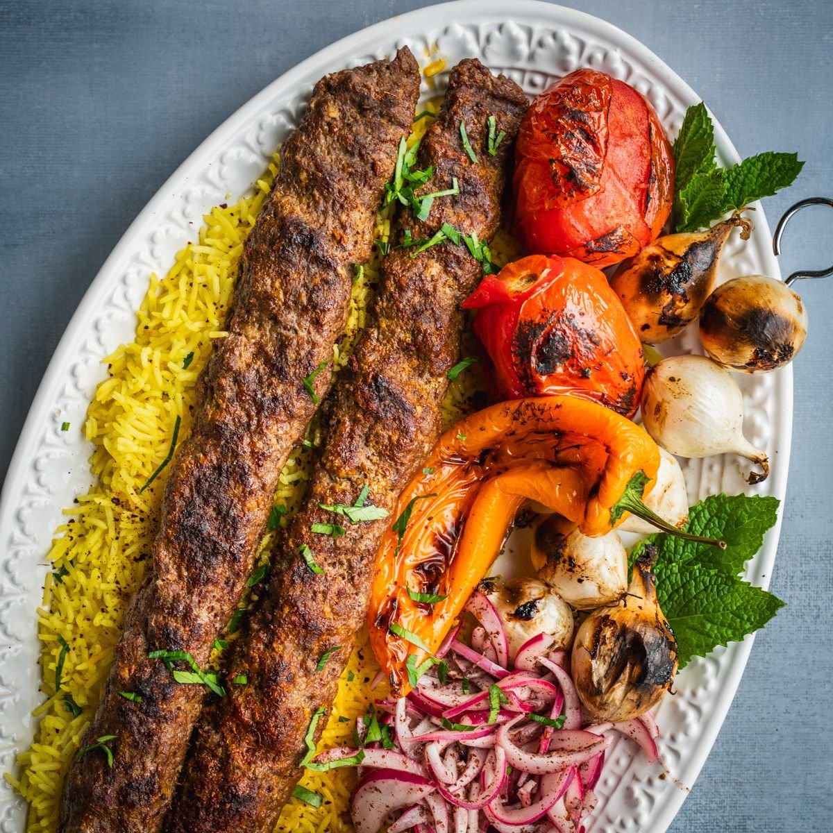 Kabob Koobideh (Persian Beef Kebab Recipe) - Urban Farm and Kitchen