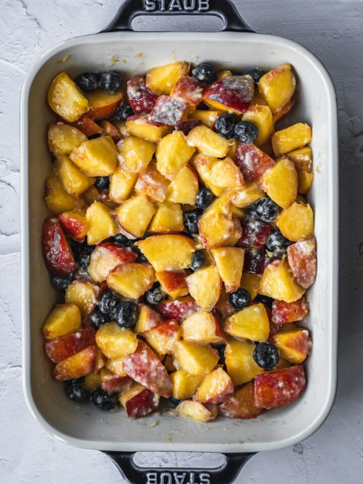 Blueberry Peach Crisp - Urban Farm and Kitchen