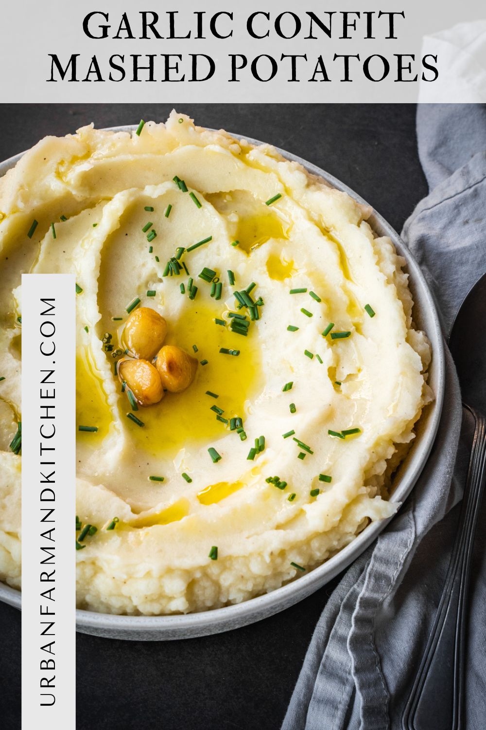 Garlic Confit Mashed Potatoes - Urban Farm and Kitchen