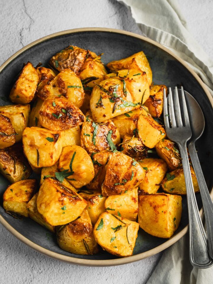 Garlic and Rosemary Roasted Potatoes - Urban Farm and Kitchen