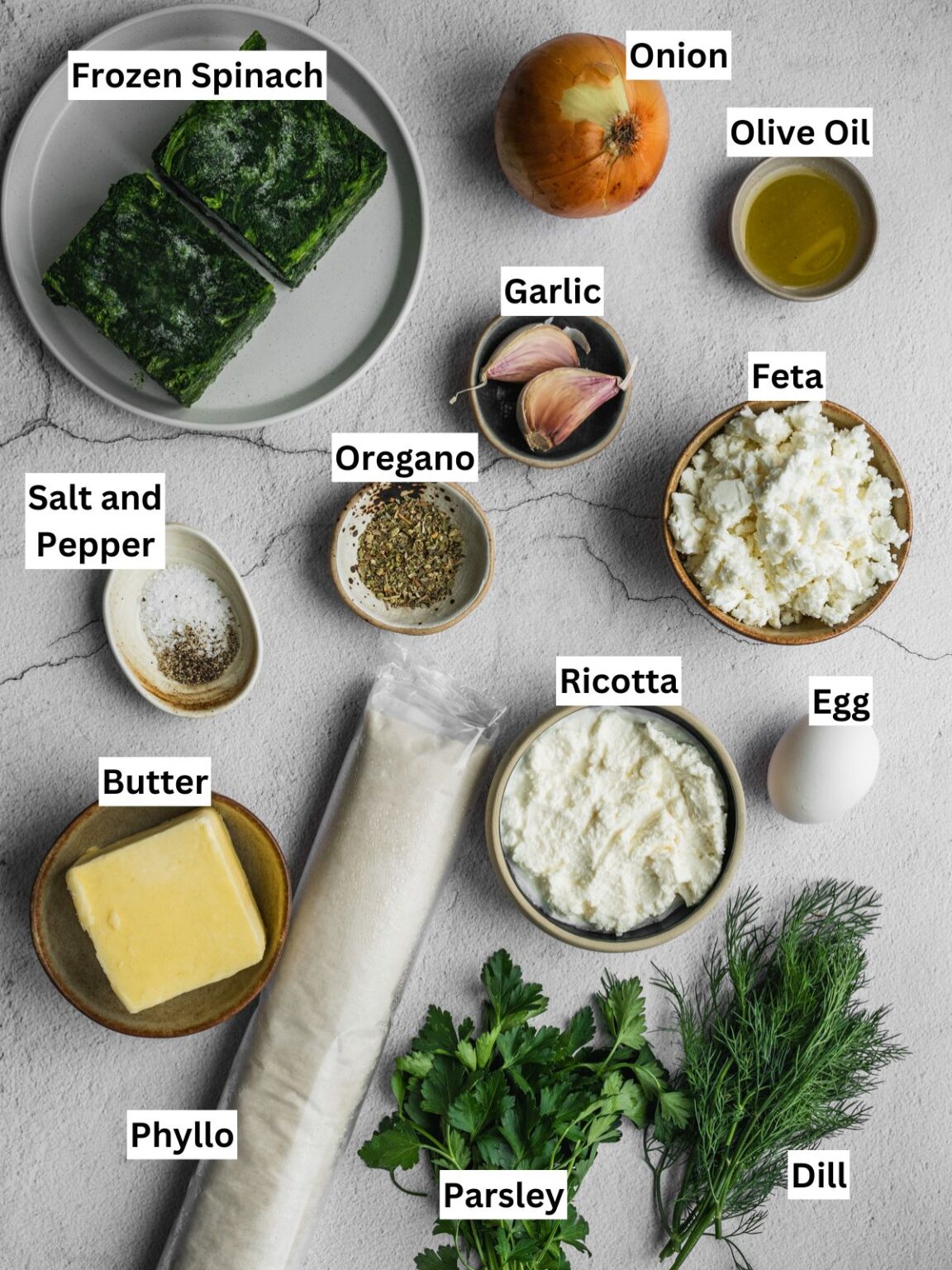 Greek Spinach Pie (Spanakopita with Phyllo Dough) - Urban Farm and Kitchen