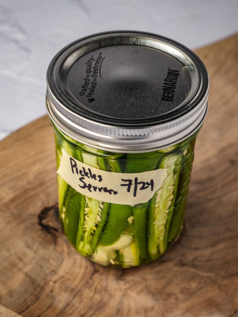 Pickled Serrano Peppers - Urban Farm and Kitchen