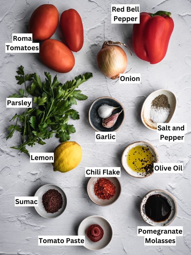 Turkish Ezme Recipe (Chopped Kebab Condiment and Salad) - Urban Farm ...