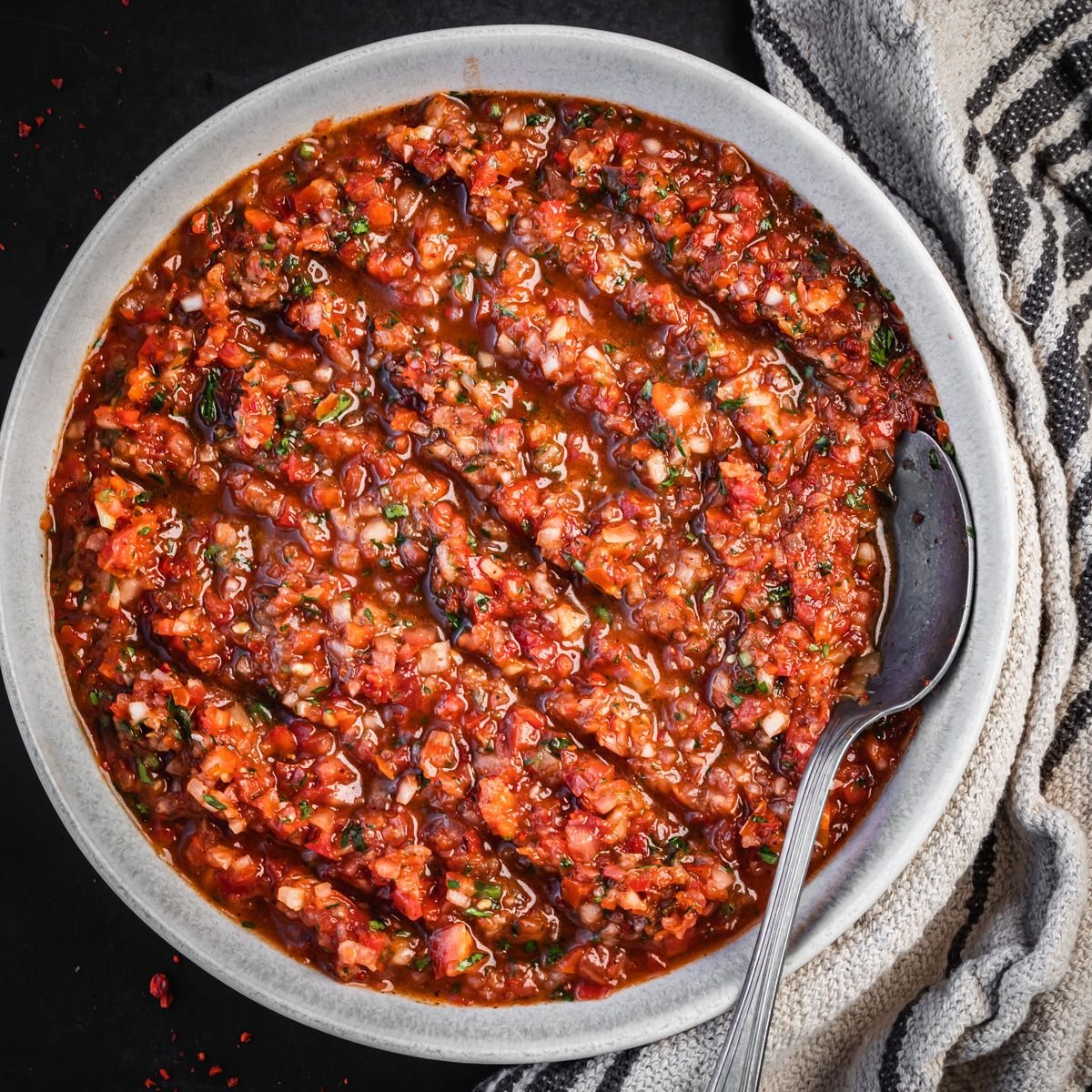 Turkish Ezme Recipe (Chopped Kebab Condiment and Salad) - Urban Farm ...