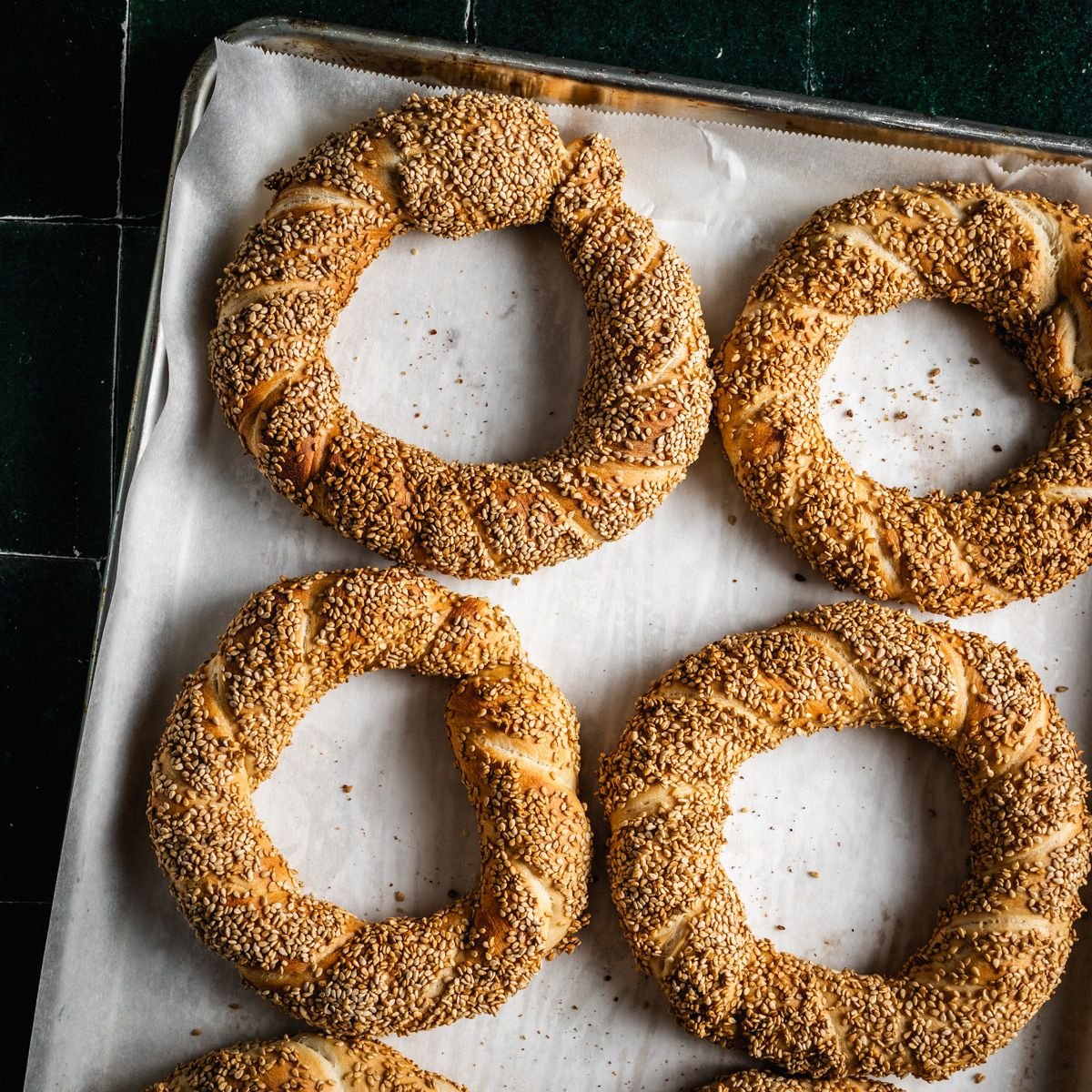 Simit (Turkish Sesame Bread Recipe and Video) - Urban Farm and Kitchen