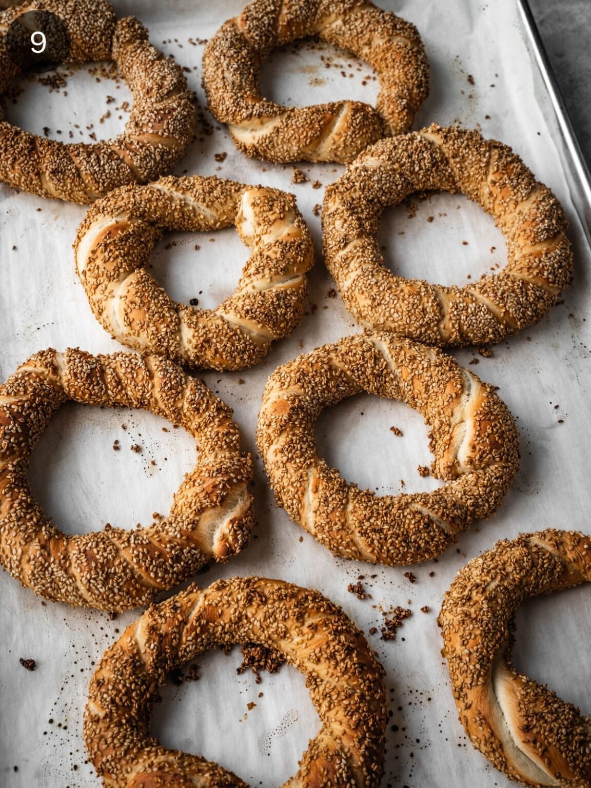Simit (Turkish Sesame Bread Recipe and Video) - Urban Farm and Kitchen