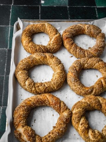 Simit (Turkish Sesame Bread Recipe and Video) - Urban Farm and Kitchen