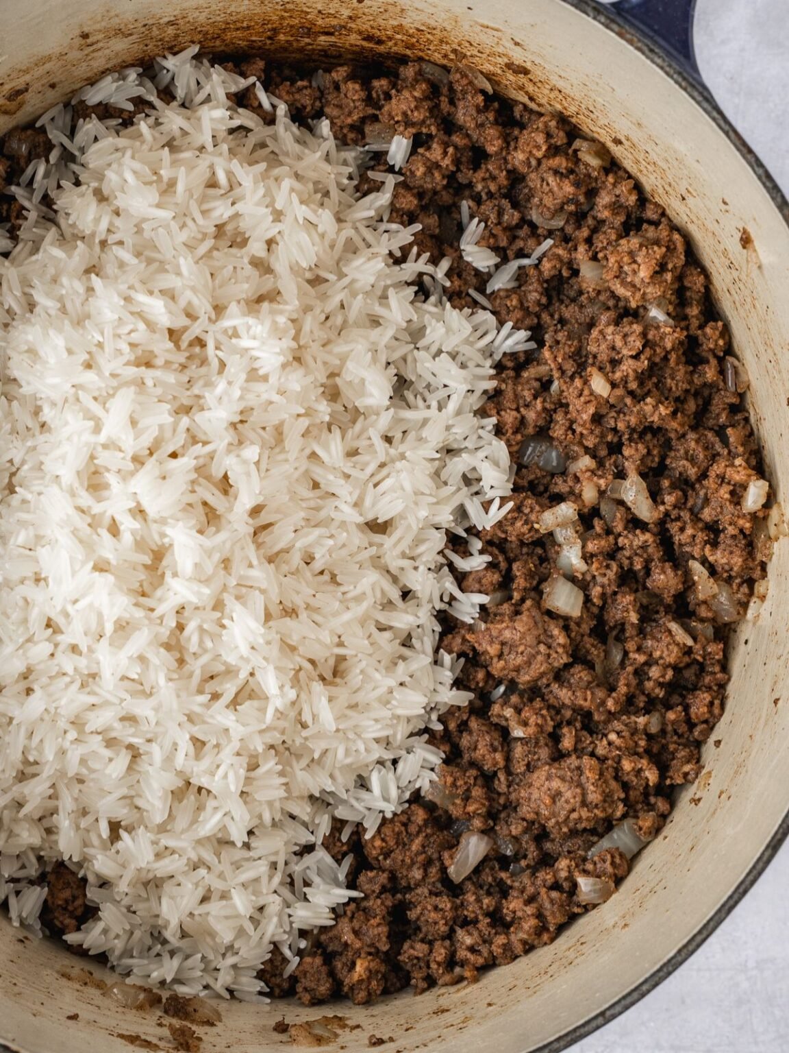 Hashweh (Spiced Rice with Ground Beef) - Urban Farm and Kitchen