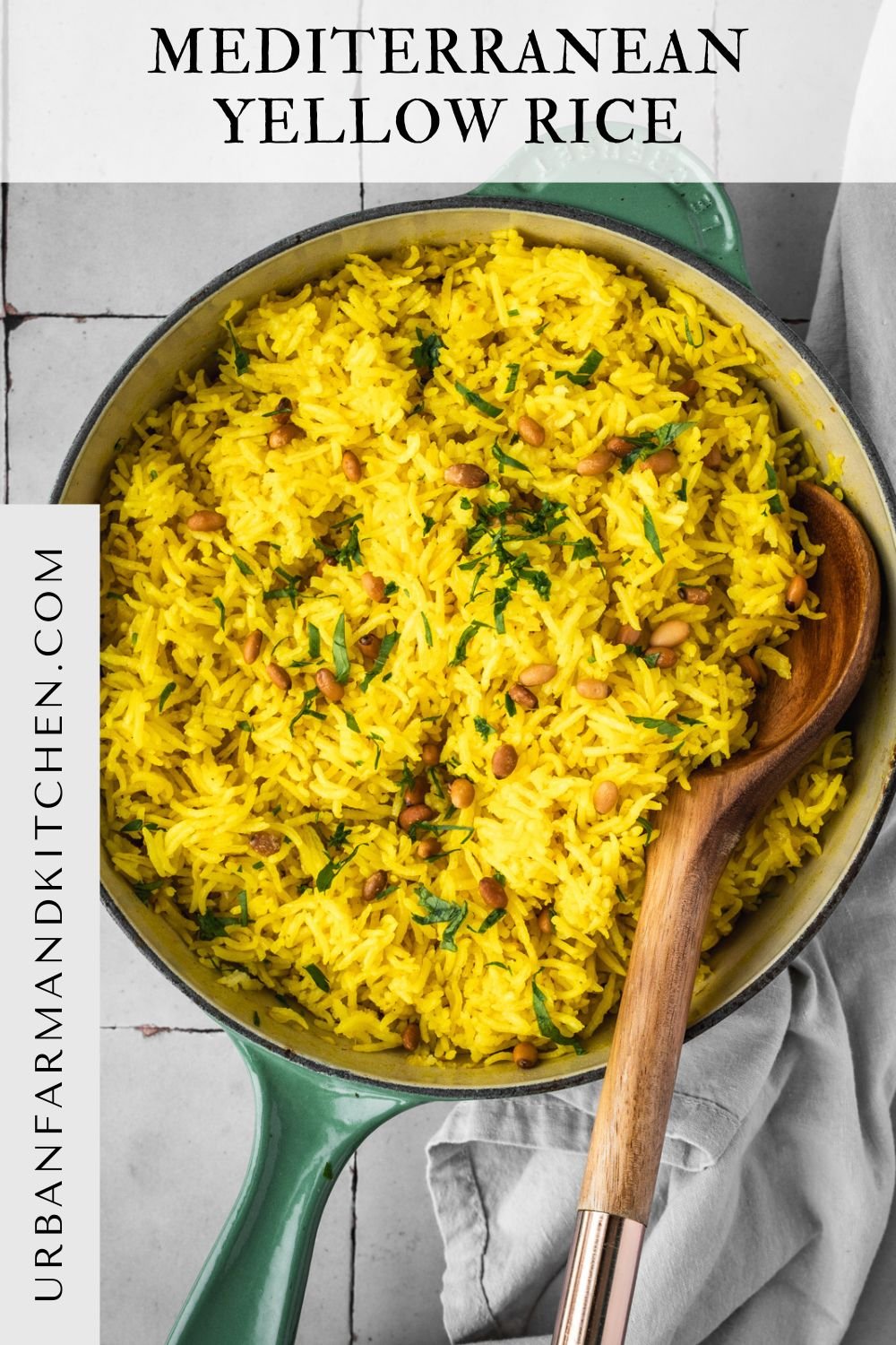 Mediterranean Yellow Rice Recipe (with Turmeric) - Urban Farm and Kitchen