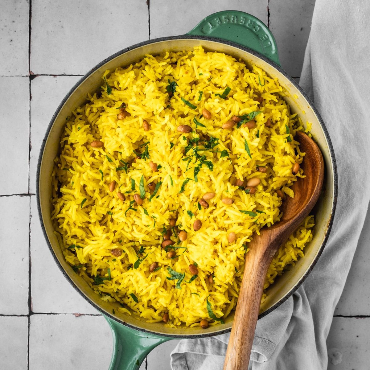 Mediterranean Yellow Rice Recipe (with Turmeric) - Urban Farm and Kitchen