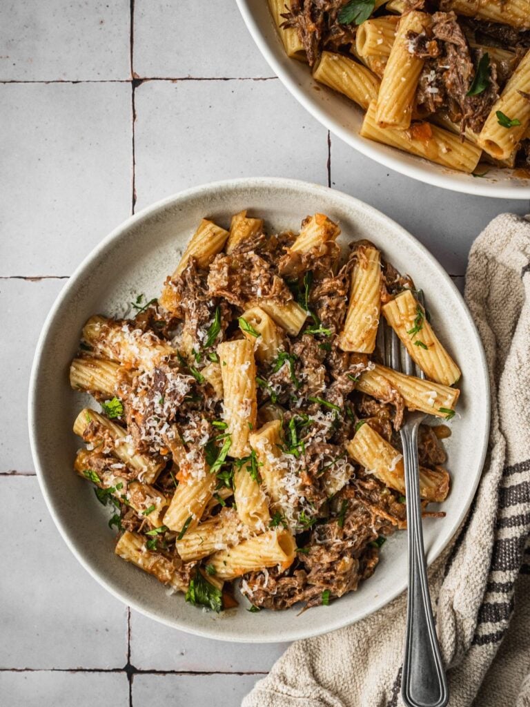 Pasta alla Genovese (Beef and Onion Ragù) - Urban Farm and Kitchen