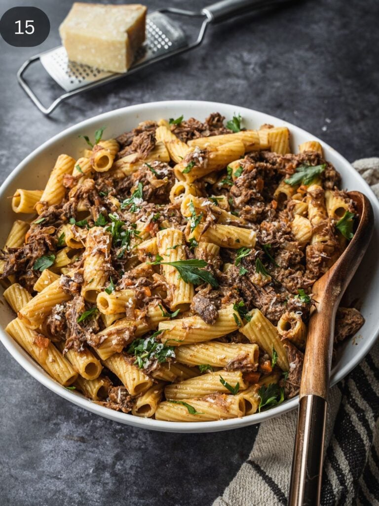Pasta alla Genovese (Beef and Onion Ragù) - Urban Farm and Kitchen