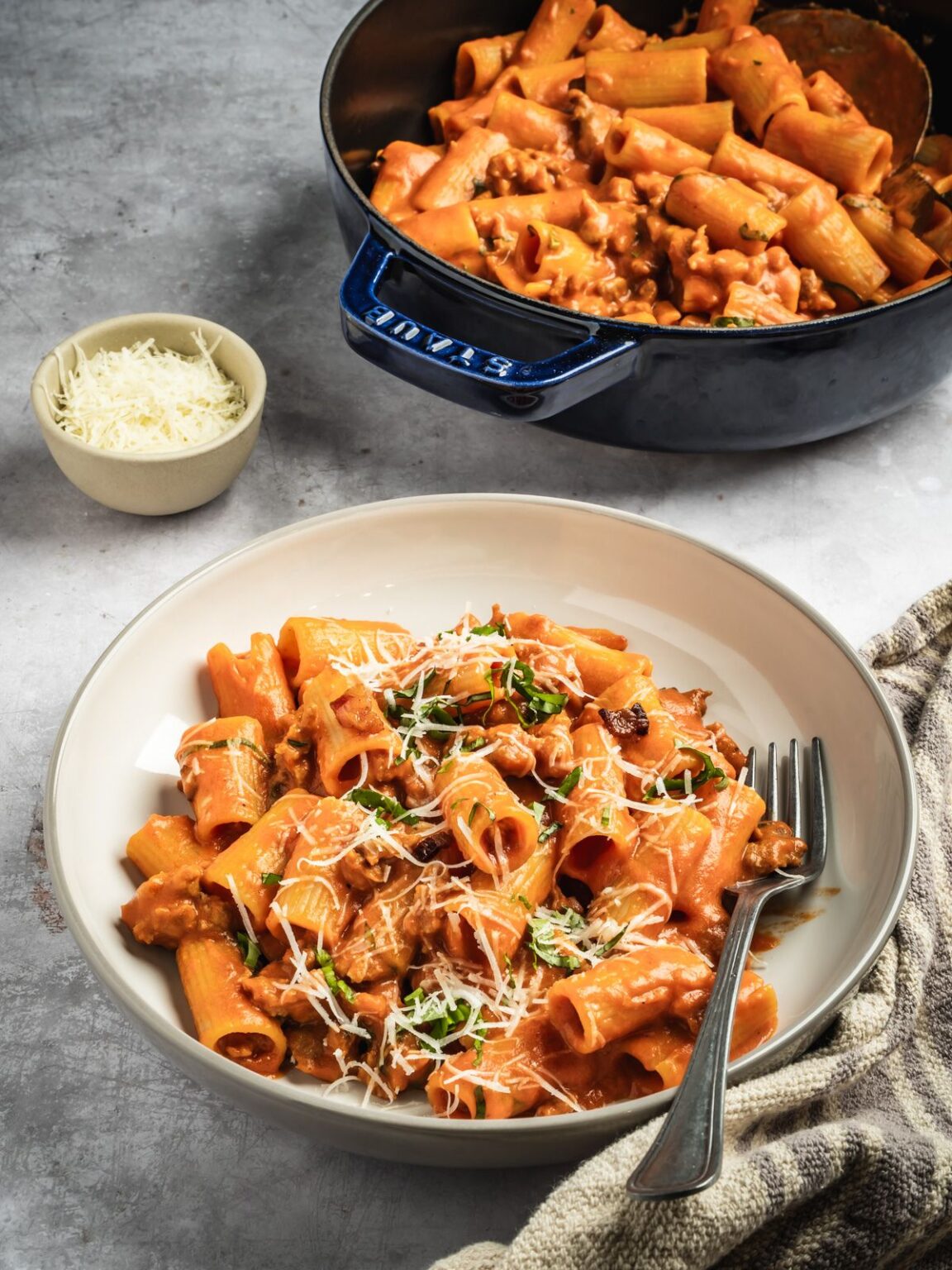 Pasta alla Zozzona (Sausage and Tomato Sauce) - Urban Farm and Kitchen
